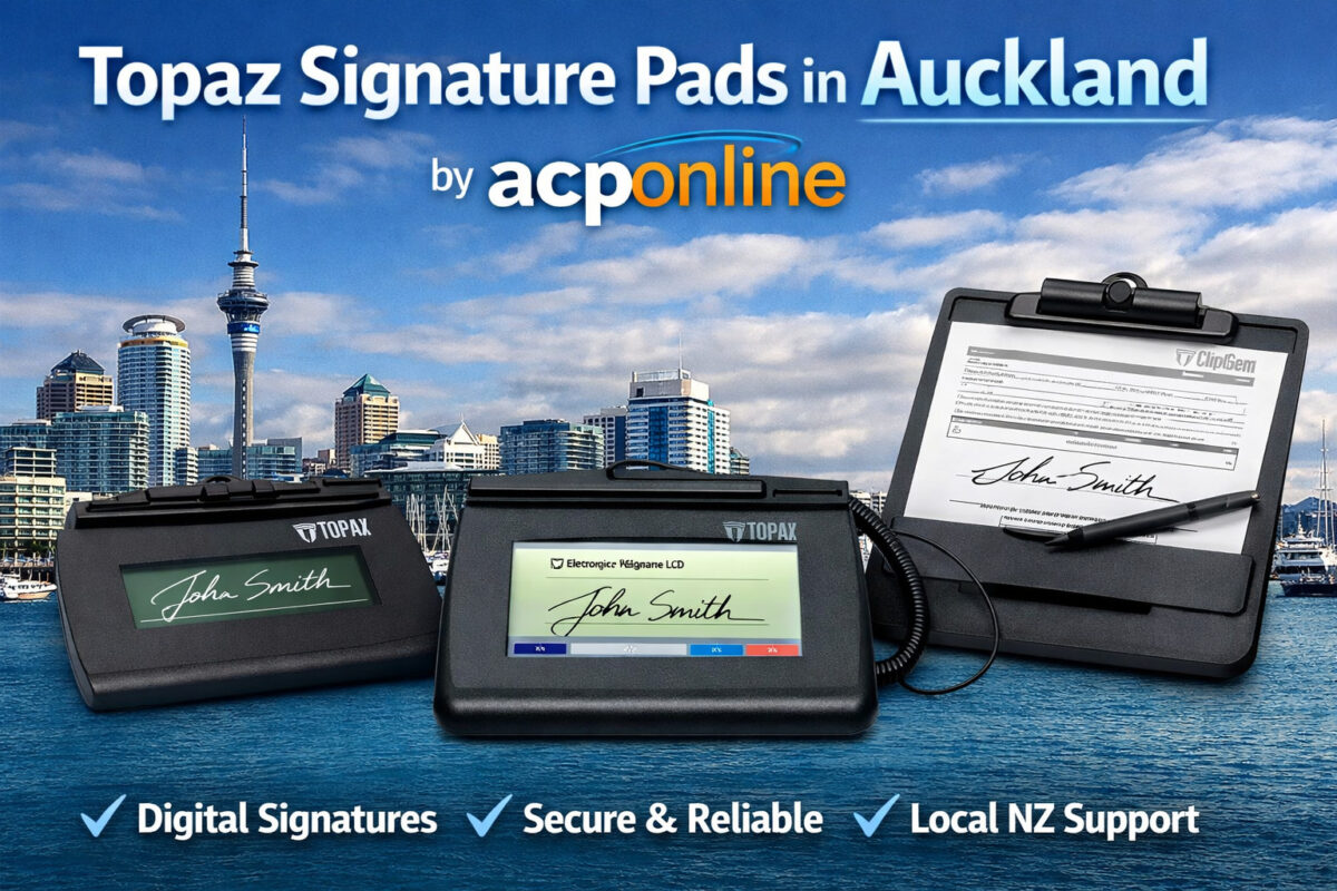 Topaz Signature Pads From ACPOnline | Digital Signature Solutions NZ ...